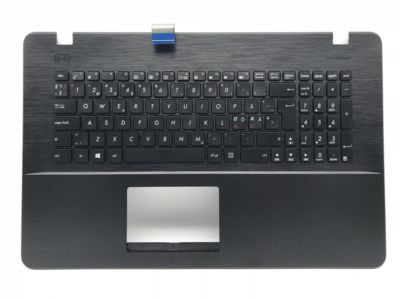 Swedish Finnish Nordic keyboard for Asus F751 K751 X751 X752 R752 black ...