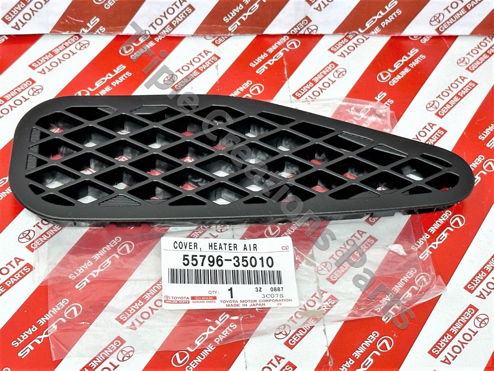 5579635010 Genuine Toyota FJ Cruiser Cover Heater Air Duct 55796-35010 ...