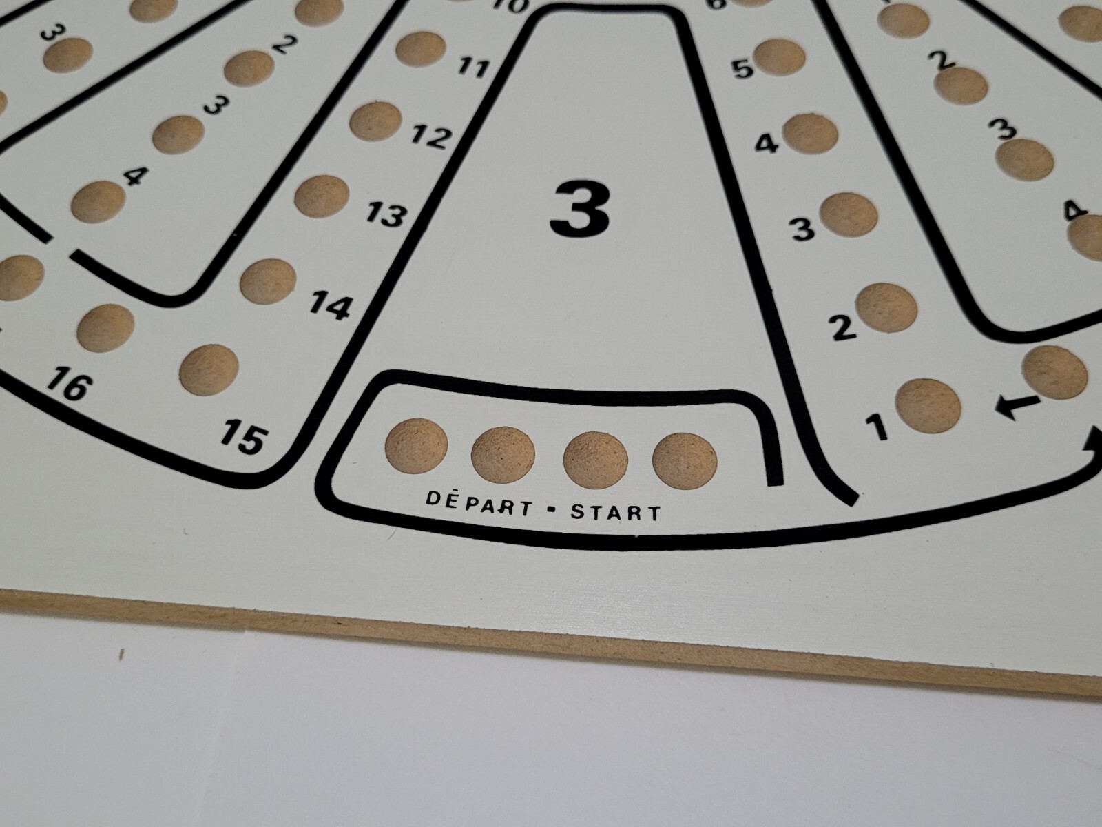 Vtg Super Six Tock Wooden Game Board By Jouets Toys of Canada 22" × 22 ...