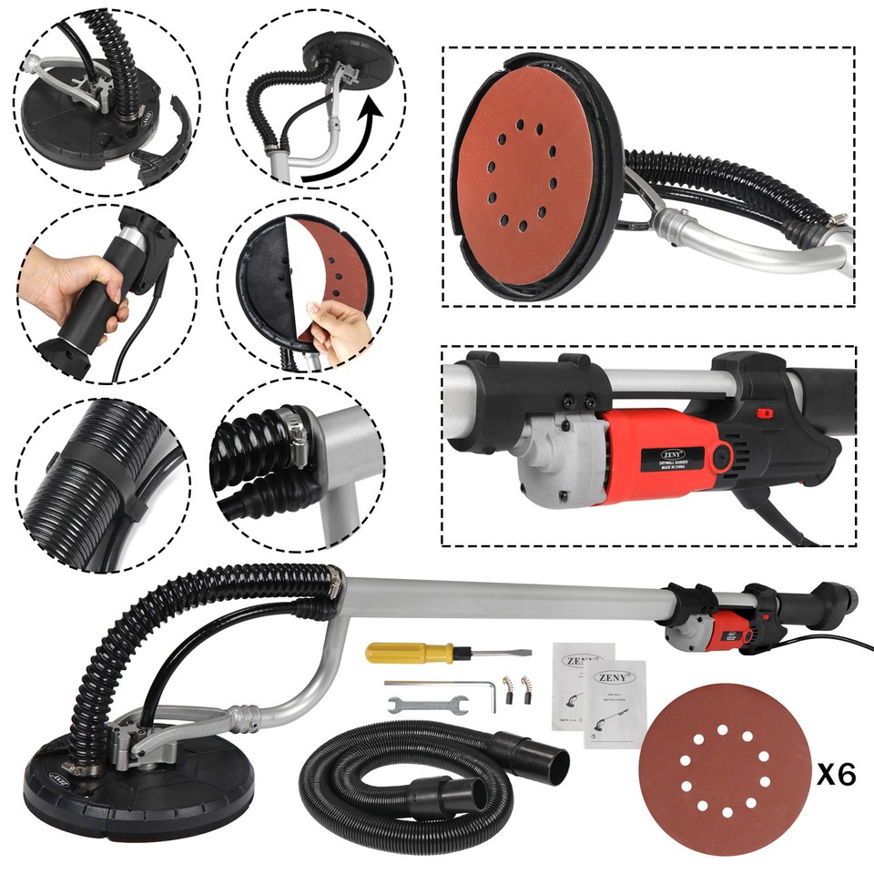Drywall Sander Adjustable Variable Speed Control Sanding Pad 800W ...