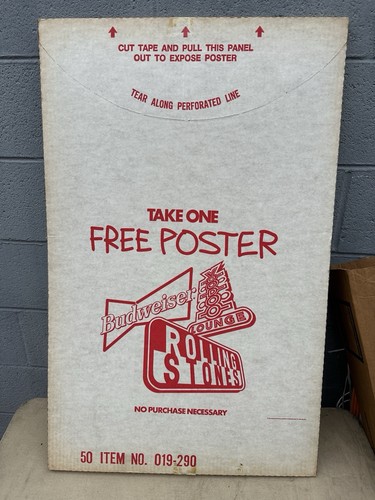 ROLLING STONES VooDoo Lounge Tour 1994 Budweiser U.S. Promo Box Of 50 ...