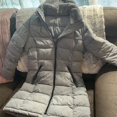 Andrew Marc Womens Winter Hooded Long Puffer Jacket Sz S | eBay
