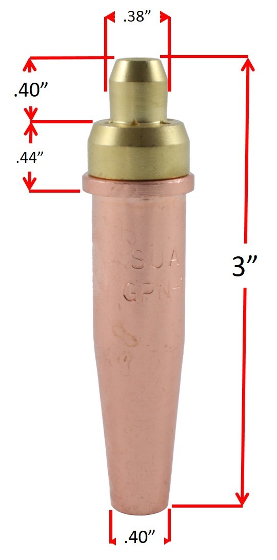 (2 PACK) SÜA - GPP Series Propylene Cutting Tip - Compatible with ...