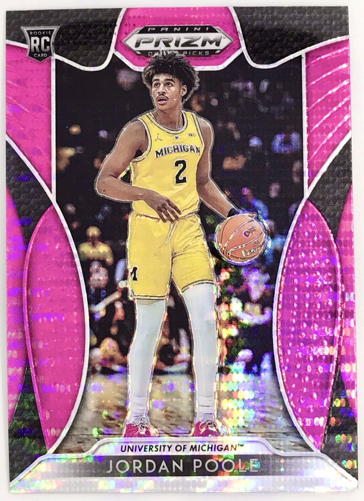 2019-20 Panini Prizm - Rookie Jordan Poole #272 Pink Pulsar Prizm /42 ...