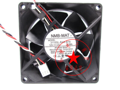 1PC NMB-MAT 3110GL-B4W-B79 8025 12V 0.38A 8CM Cisco 3845 3825 cooling ...