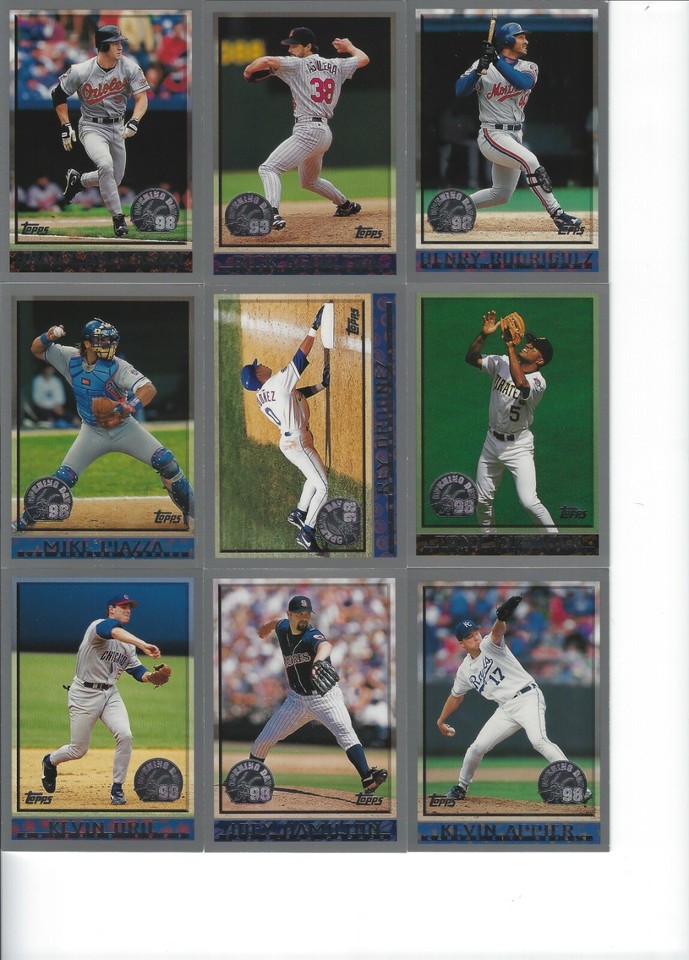 1998 Topps Baseball Opening Day Card Pick Your Cards Complete Your Set ...