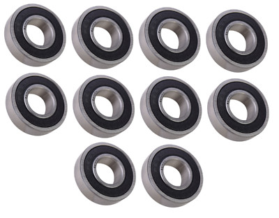 (10 Each) R8-2RS Sealed Radial Ball Bearing 1/2 ID X 1-1/8 OD X 5/16 ...