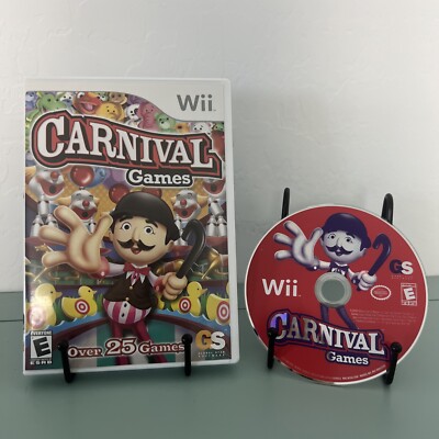 Carnival Games (Nintendo Wii, 2007) Nintendo Wii Video Game - Complete ...