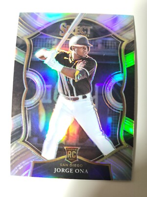 2021 Select Jorge Ona RC SILVER PRIZM REFRACTOR card #99 | eBay