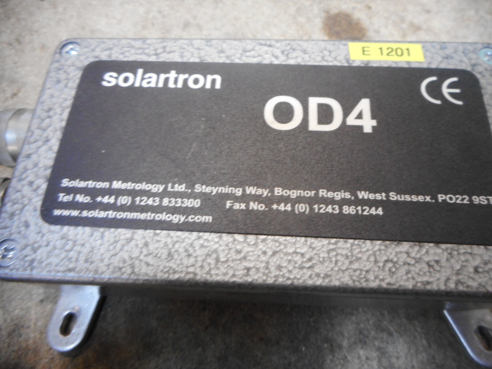 SOLARTRON SIGNAL CONDITIONER and GAUGING PROBE AX1/P -- OD4 -- 24dc ...