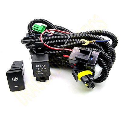 Fog Light Wire Wiring Harness Loom Switch For FORD H11 | eBay