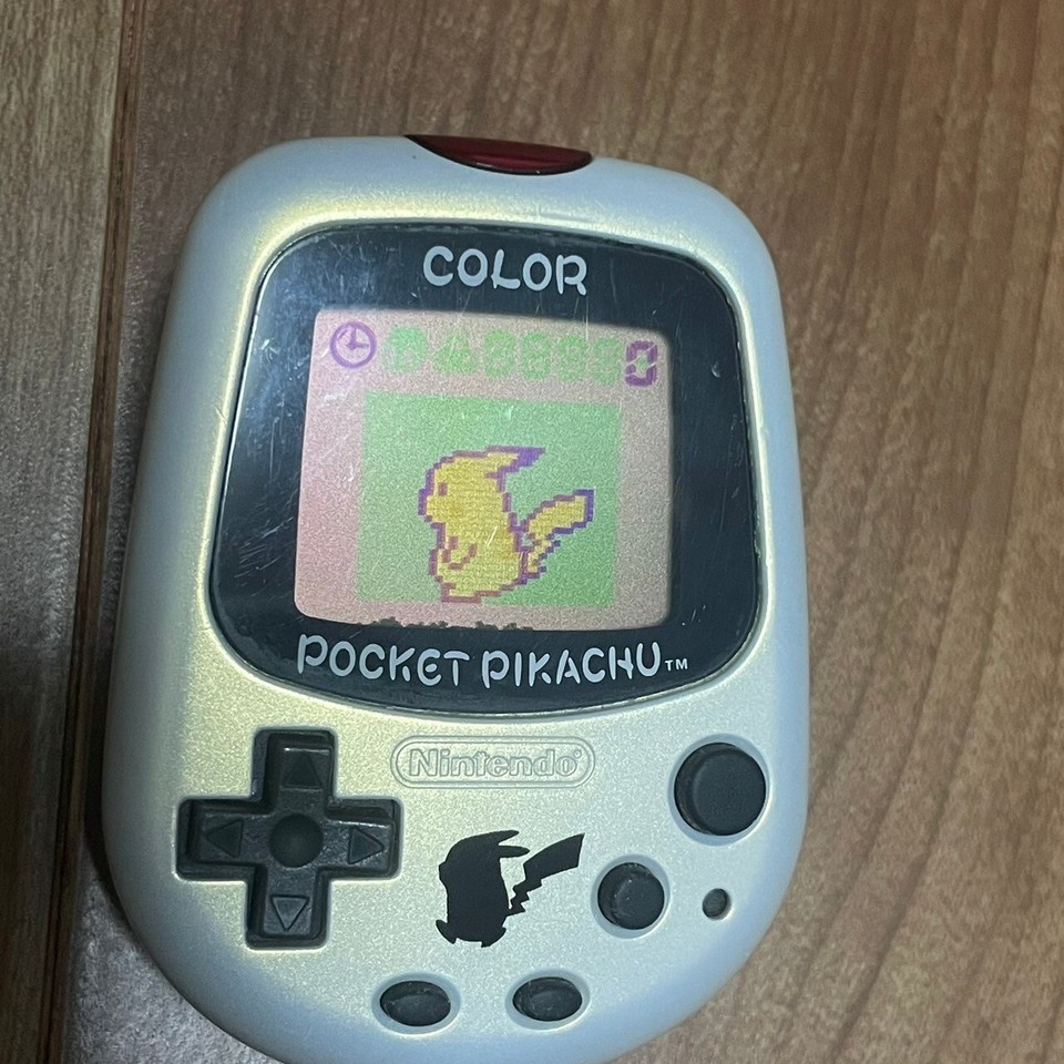 RARE NINTENDO Pocket Pikachu Color Virtual pet Pedometer Limited ...