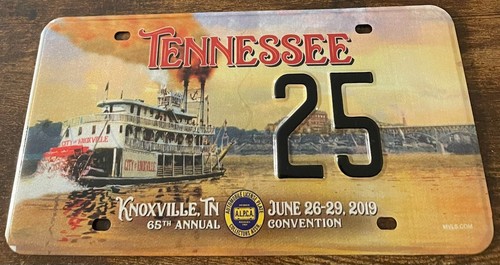 2019 ALPCA Convention Knoxville Tennessee Booster License Plate 25 Low ...