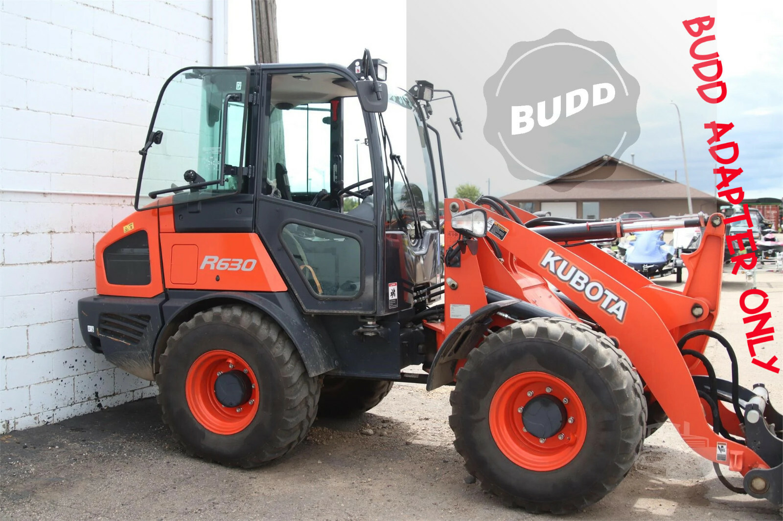 BUDD Kubota R530 R630 R30 Series Compact Wheel Loader ISO to SS adapter ...