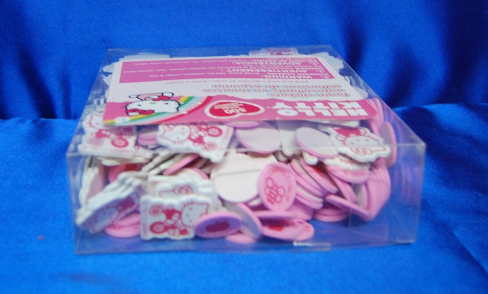Hello Kitty Stickers Hello Kitty Flowers Bees Apples Trees Foam Sticker ...