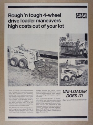 1970 Case 1830 Uni-Loader vintage print Ad | eBay