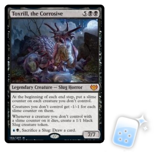 Toxrill, The Corrosive M/NM Magic: The Gathering MTG Innistrad: Crimson ...