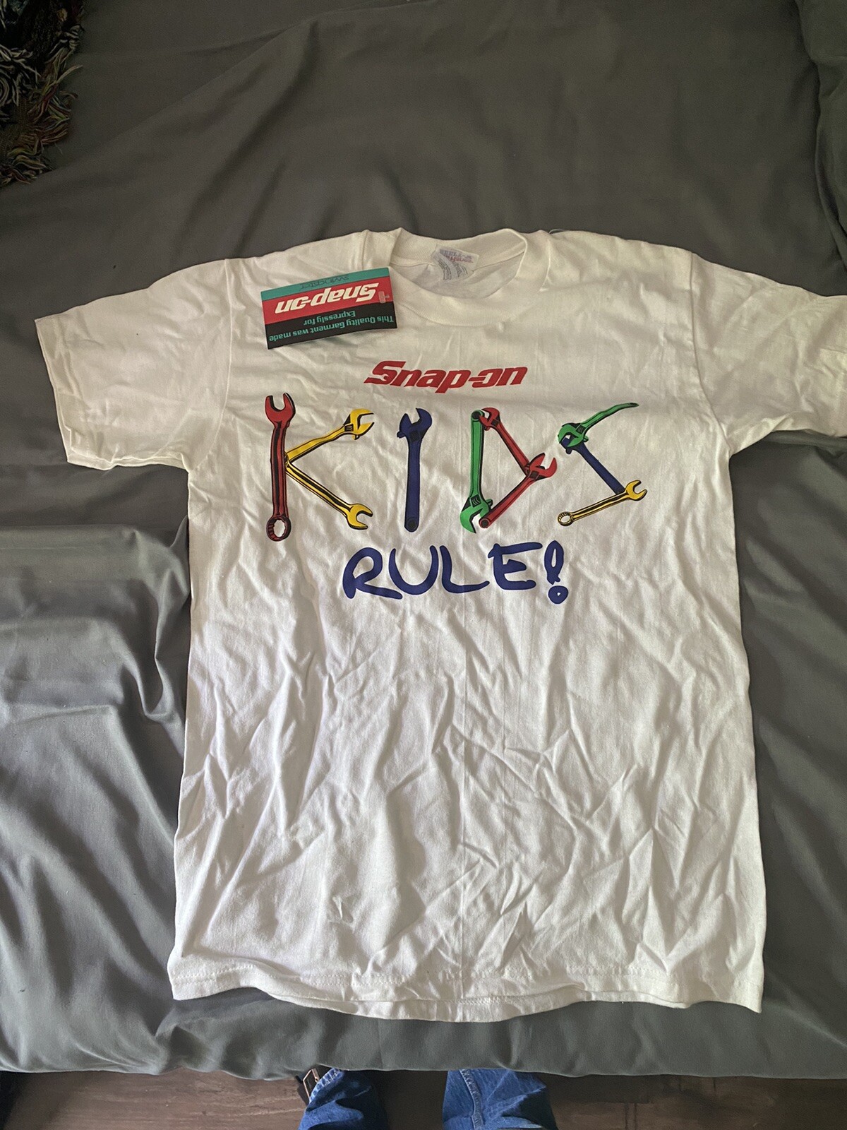 Snap-On Kids Rule T-Shirt (L 14-16) | eBay