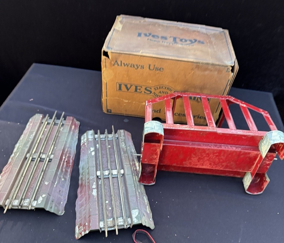 IVES Prewar Toy Train Track Accessory Model 1800’s Bridge Lionel ...