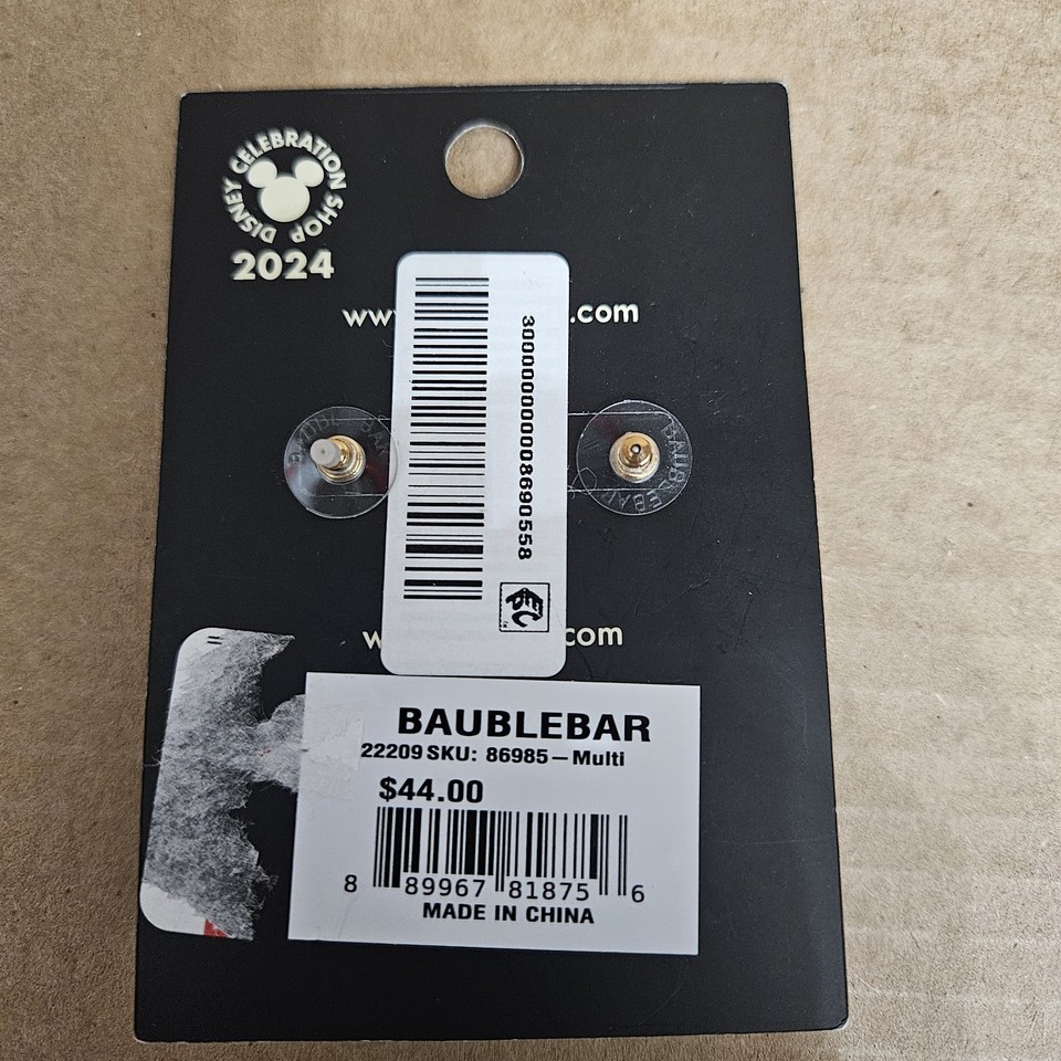 Disney Baublebar Earrings Thanksgiving Parade 2024 Drum Major Minnie ...