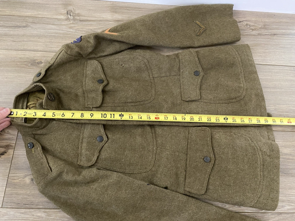 WWI WW1 US AEF M1917 Uniform Tunic! 40th "Sunshine" Division! | eBay
