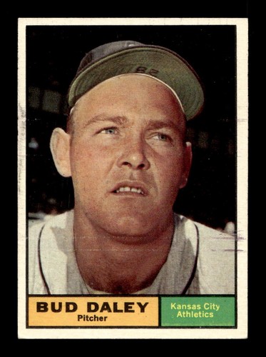 1961 Topps #422 Bud Daley A's EX *s4 | eBay