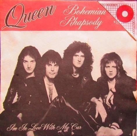 Queen Bohemian Rhapsody Belgian Pressing 9-Jacket 45 Rpm Vinyl Record ...
