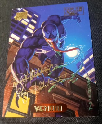 1994 MARVEL MASTERPIECES VENOM GOLD FOIL SIGNATURE SERIES #131 NM | eBay