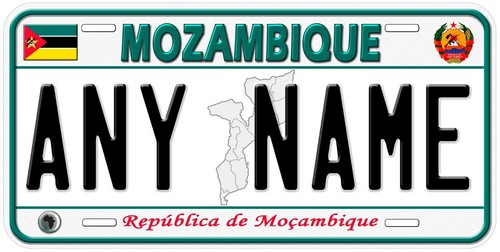 Mozambique Any Name Personalized Novelty Car License Plate | eBay