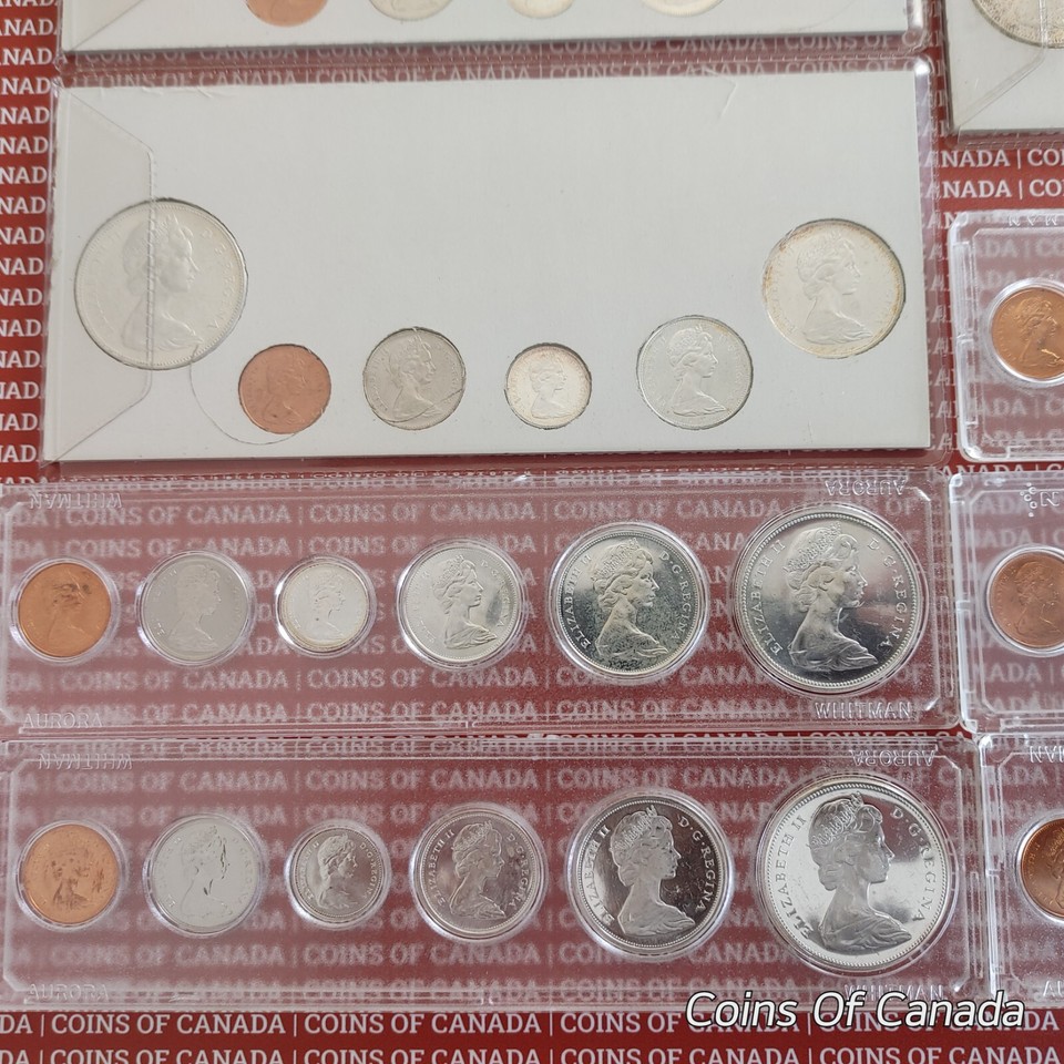 1967 Canada Centennial Coin Sets - Lot Of 10 Uncirculated Sets # ...
