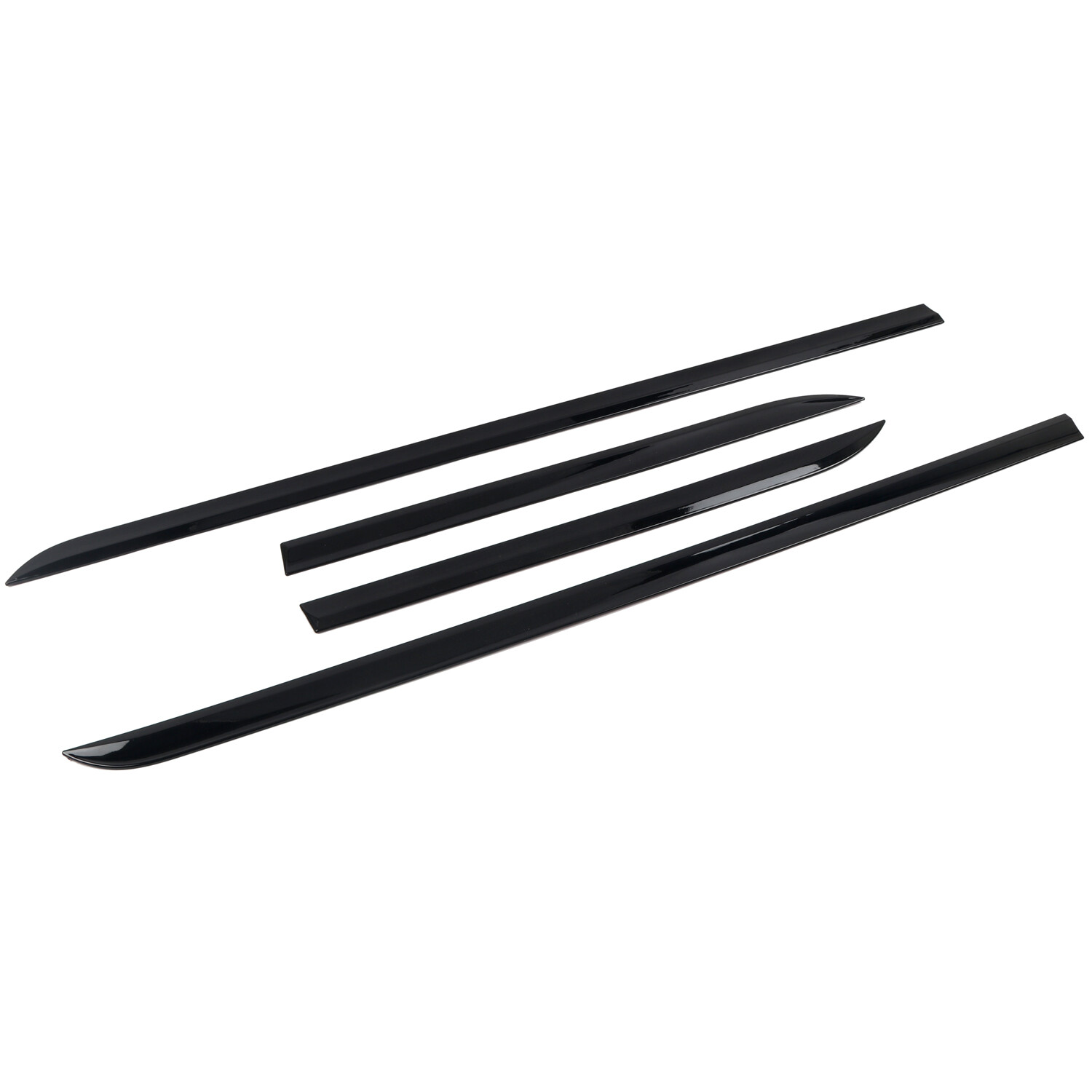 4PCS Black Side Door Car Body Molding Trim for Toyota RAV4 XA50 2019 ...