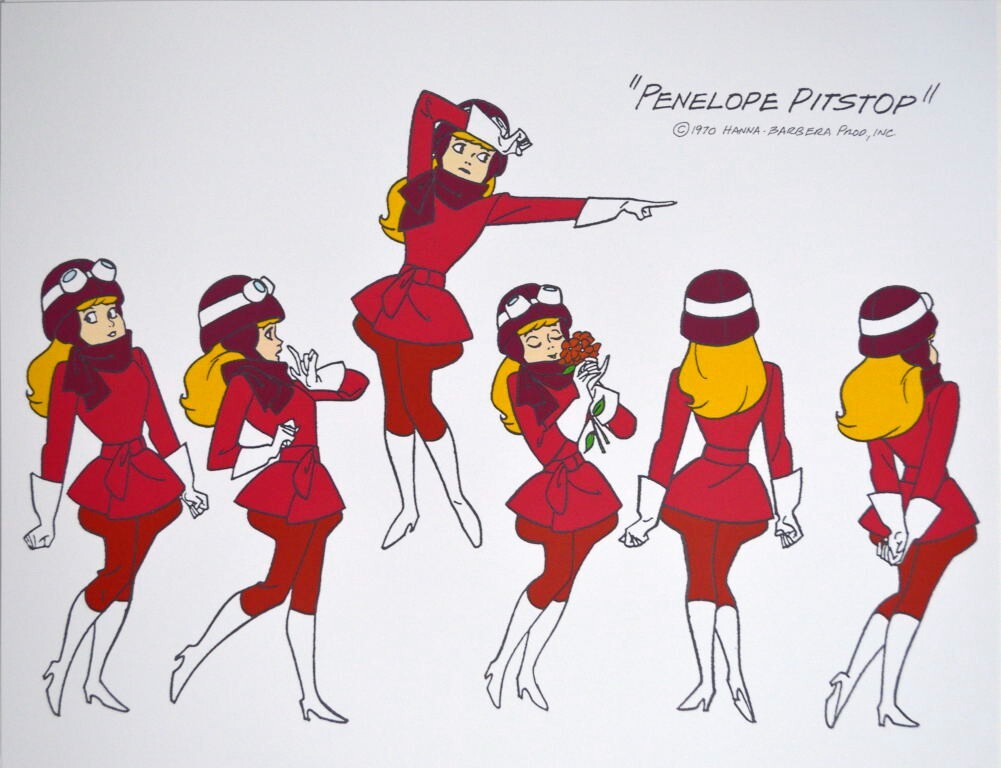 The PERILS Of PENELOPE PITSTOP - PENELOPE Model Sheet PRINT Hanna ...