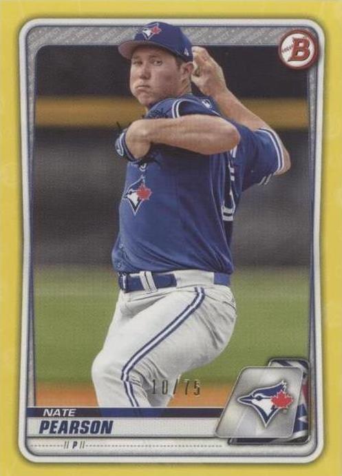 2020 Bowman - Prospects Nate Pearson #BP-124 Yellow /75 (RC) for sale ...