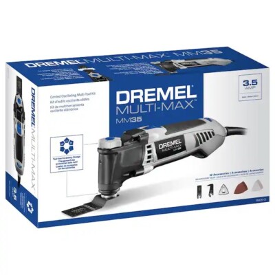 Dremel Multi-Max MM35 Corded Oscillating Multi-Tool Kit + Bonus ...
