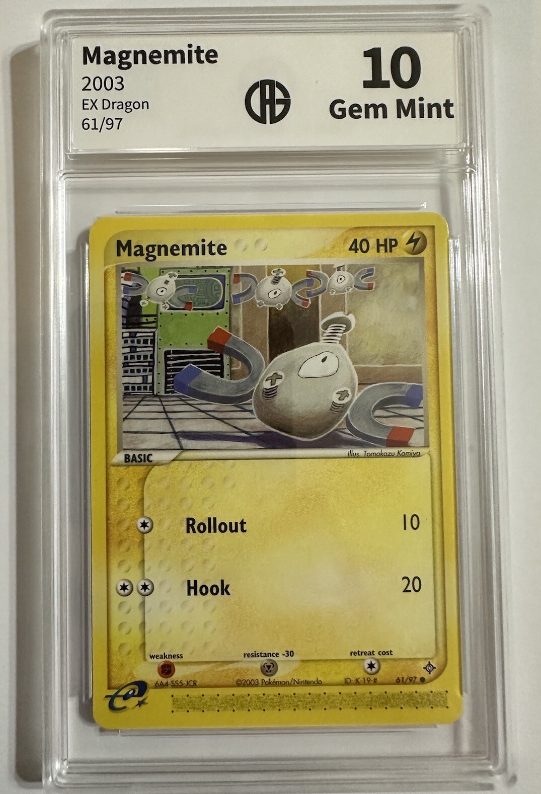 Pokémon TCG Magnemite EX Dragon 61/97 Regular Common for sale online | eBay