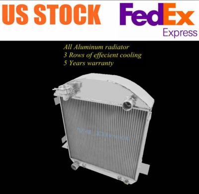 3 Row Aluminum Radiator for Ford Model-T Bucket Ford Engine AT 1924 ...