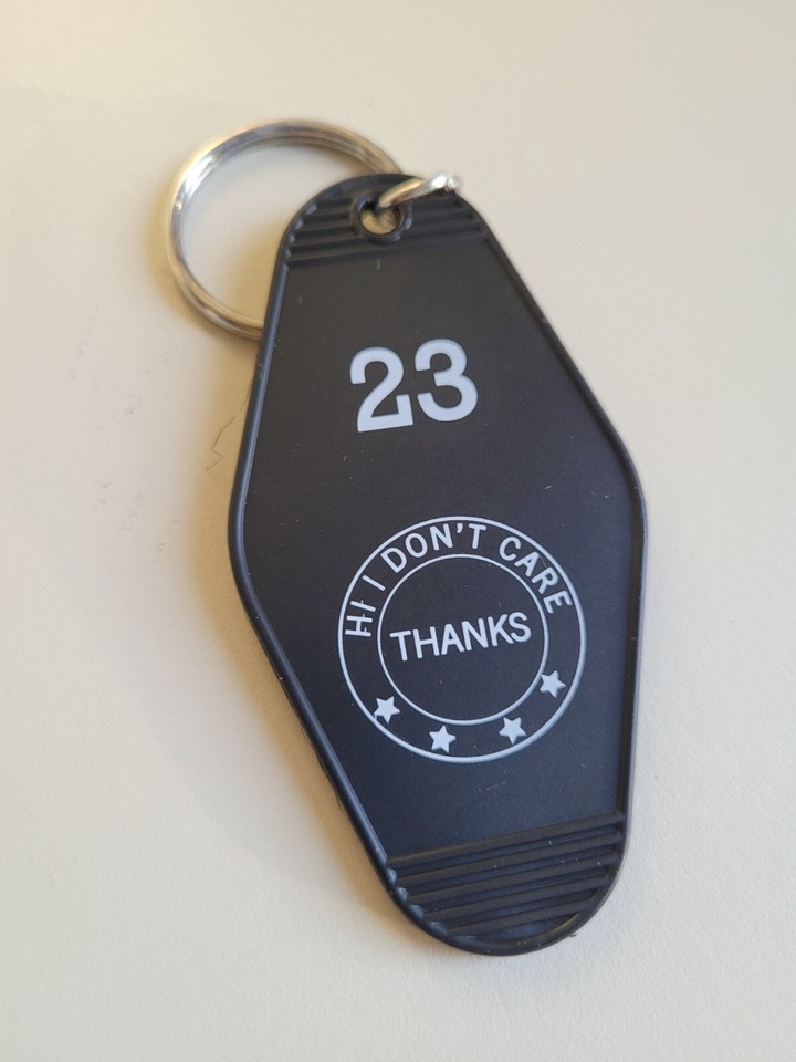 Too Glam To Give A Damn Keychain Over The Edge Ganz 23 Hi I Don't Care ...