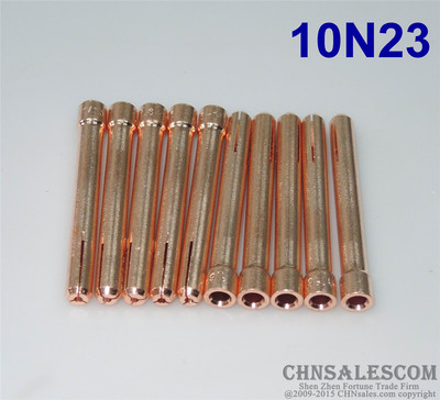 10 pcs 10N23 Collets for Tig Welding Torch WP-17 WP-18 WP-26 1.6mm 1/16 ...