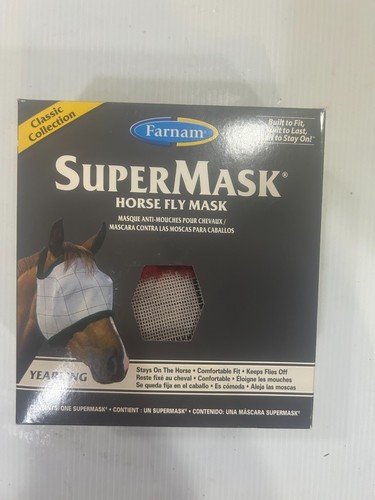 Farnam Supermask Fly Mask - Yearling - No Ears | eBay