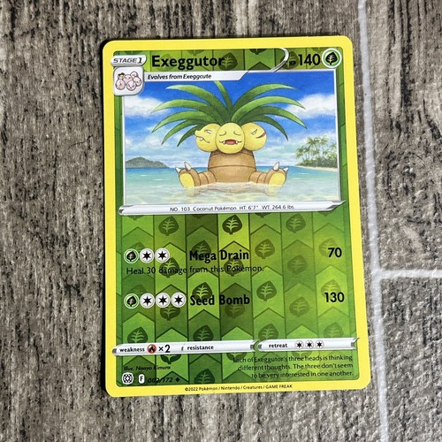 Exeggutor - Reverse Holo - 002/172 Pokemon Brilliant Stars NM | eBay