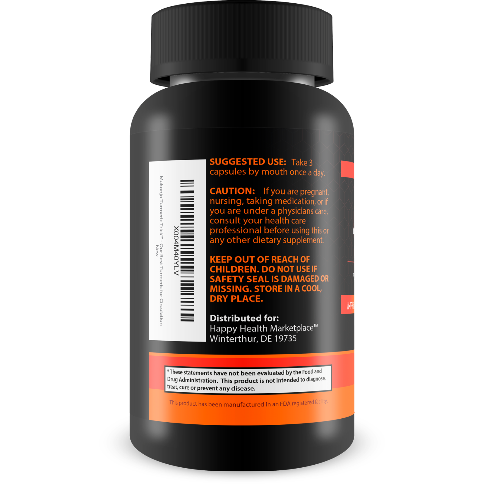 Mukonjo Turmeric Trick - with Vitamin D and Zinc for Men - Turmeric ...