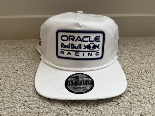 New Era Oracle Red Bull Racing Las Vegas GP Chrome White Golfer Hat | eBay