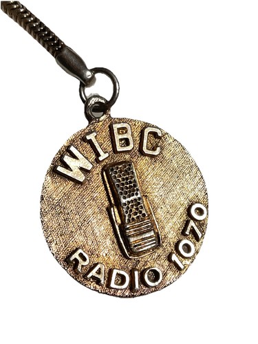 Vintage WIBC Radio 1070 Microphone Indianapolis Indiana Keychain Key ...