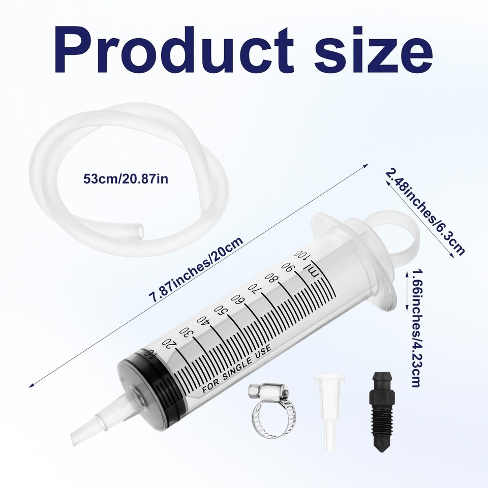 Brake Bleeder Kit Motorcycle Hydraulic Disc Clutches Brake Oil Bleed ...