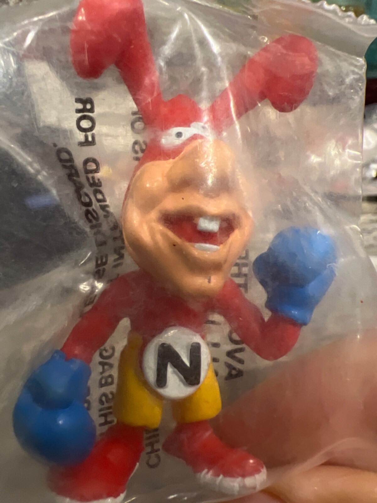 The Noid Dominos Pizza Boxer Boxing Fighter PVC Figure 1988 Sealed ...