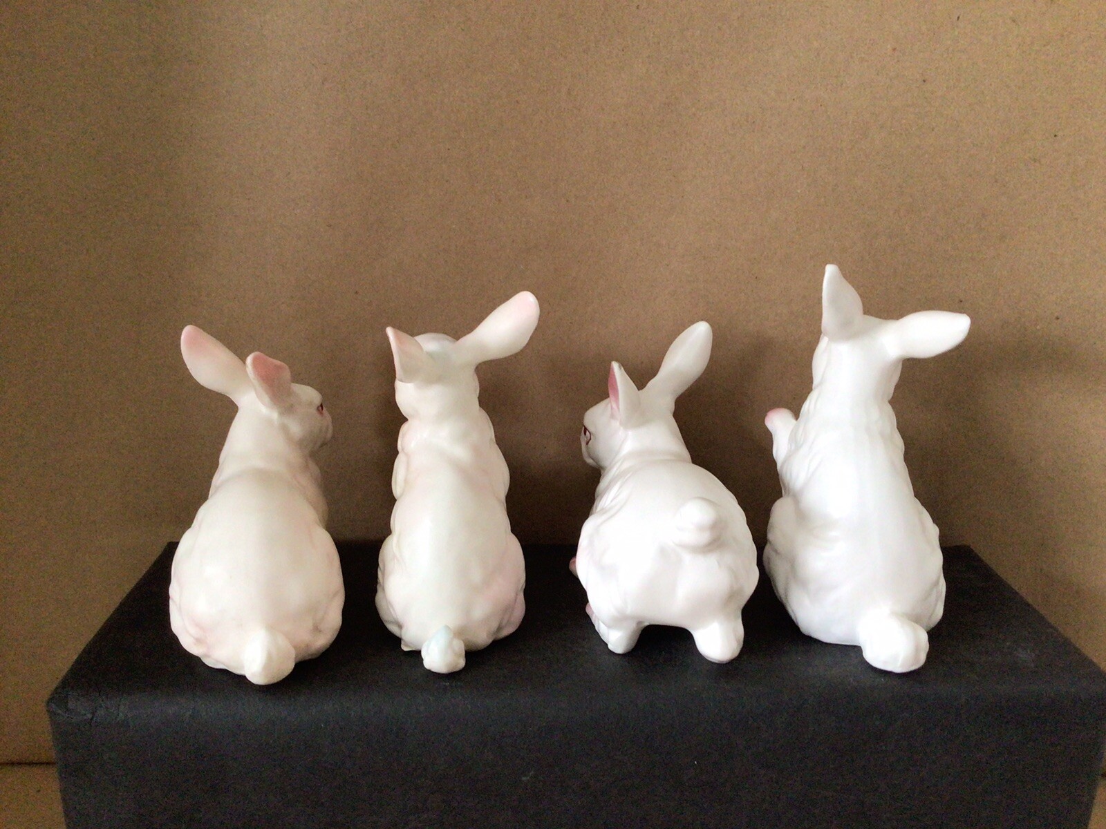7 NAPCO NORCREST NATIONAL POTTERIES LEFTON EASTER BUNNY RABBIT CERAMIC ...