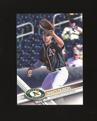 2017 Topps Series 2 Matt Olson #476 RC Rookie Baseball Card - Atlanta ...