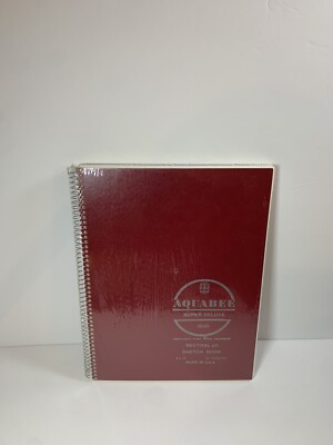 AQUABEE Bee Paper 9x 12" Super Deluxe Neutral pH Sketch Book 60 Pgs ...