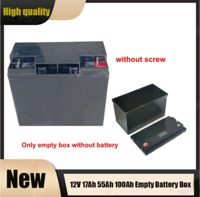 12V 17Ah 55Ah 100Ah Empty Battery Box for LiFePO4 18650 32650 Energy ...