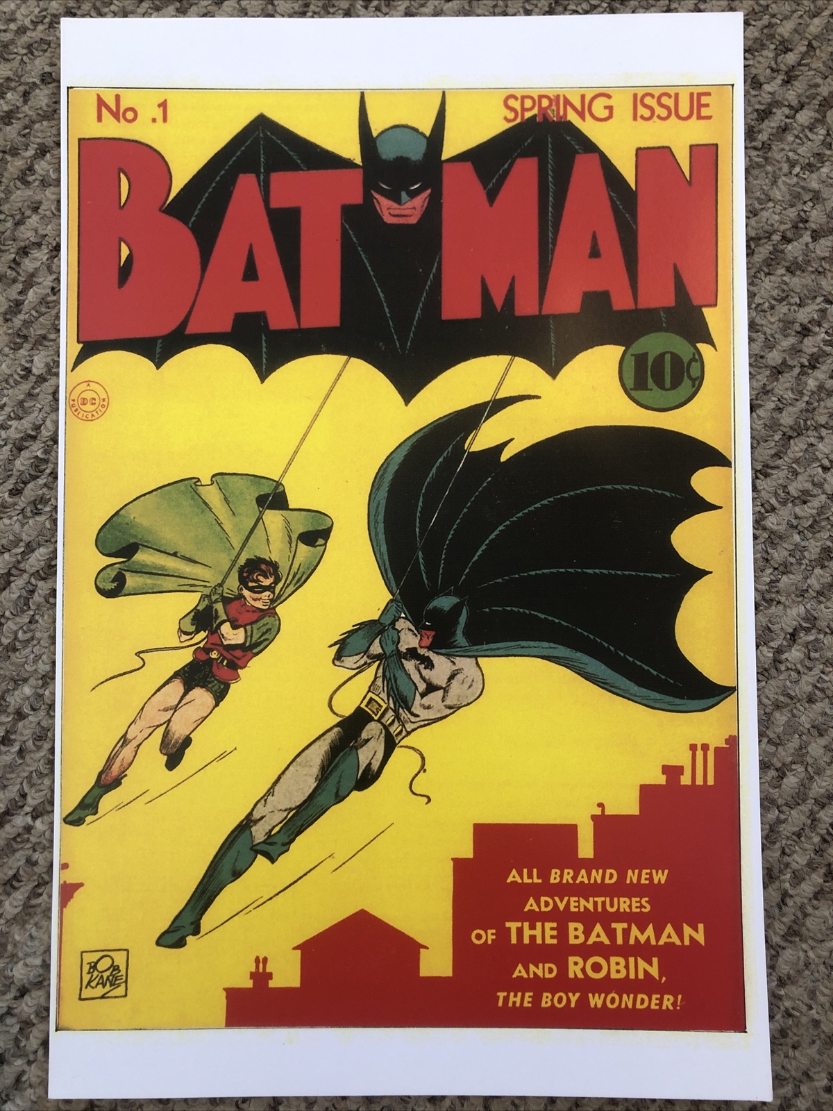 Batman And Robin Comic Poster